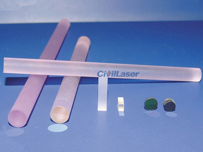 Nd:YAG Laser Crystal Neodymium Doped Yttrium Aluminum Garnet Customizable