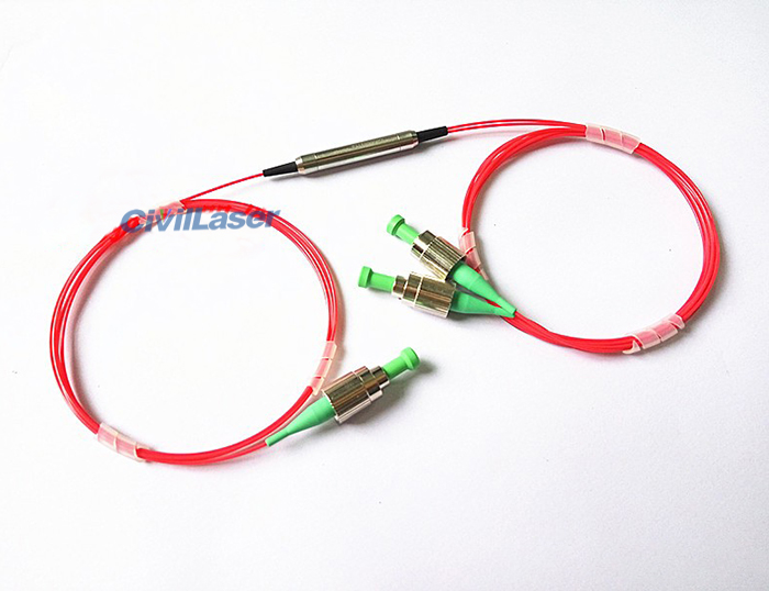 1064nm/1310nm/1480nm/1550nm 1x2 PM Fiber Splitter Polarization Beam ...