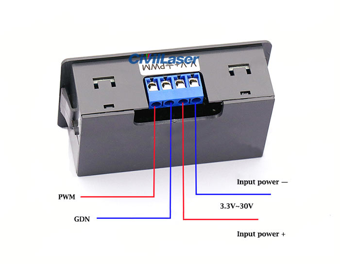 PWM Frequency Meter PWM Pulse Module With Shell & LCD Screen Display