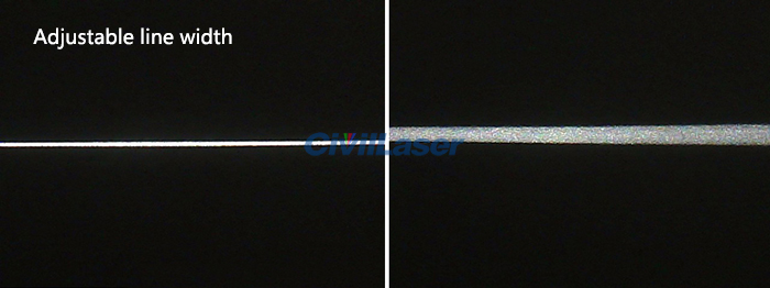 850nm 5-2200mW High Power Uniform Line IR Laser Module with Powell Lens ...