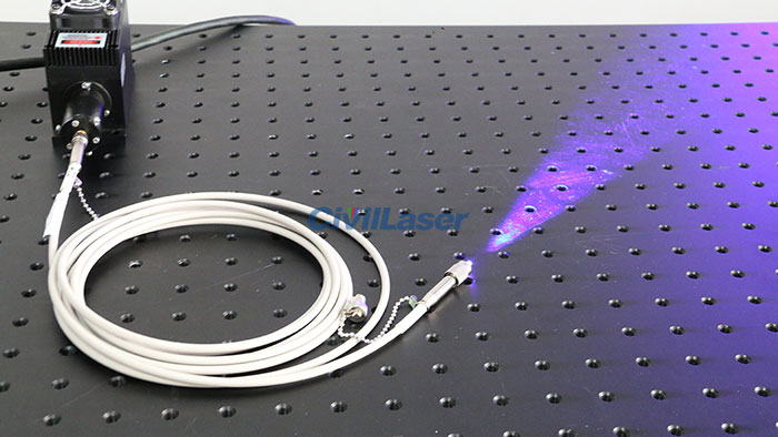375nm 16mW UV Fiber Coupled Laser Lab Laser System