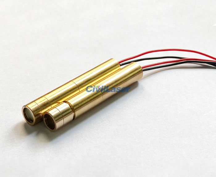 520nm 135mW Green Long-distance Ultra-small Spot Laser Module Dot Φ10*62mm
