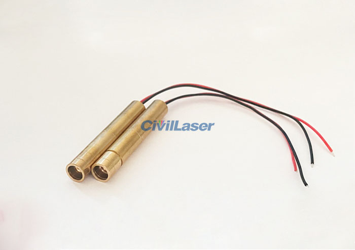 520nm 135mW Green Long-distance Ultra-small Spot Laser Module Dot Φ10*62mm