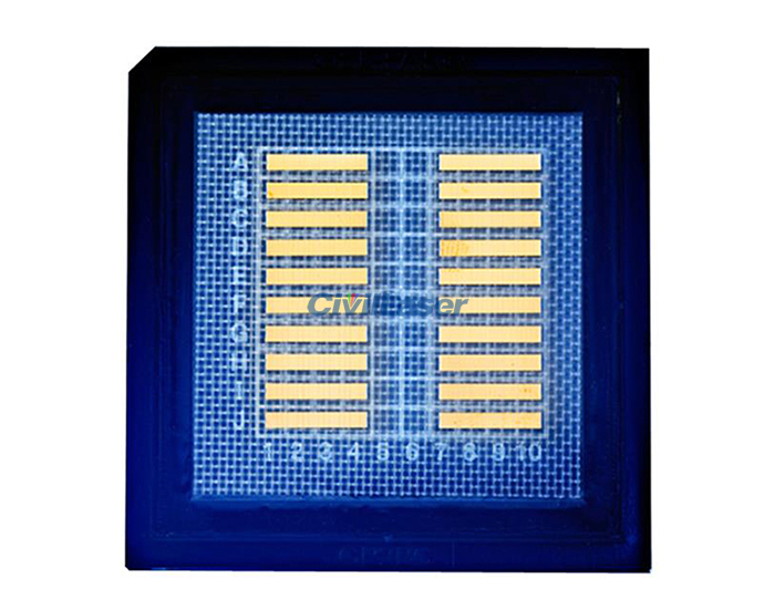 808nm 50W High Power Diode Laser Bar 19 Emitters Bare Chip 808B-30-50 ...
