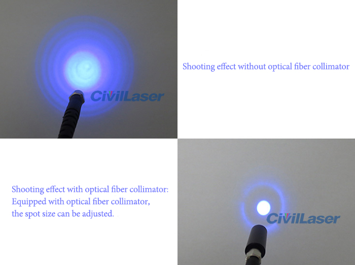 450nm 100mW Fiber Coupled Laser Module Dot Laser Positioning