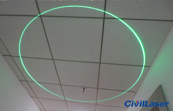 Circle laser module 520nm 50mw green laser module circle laser beam