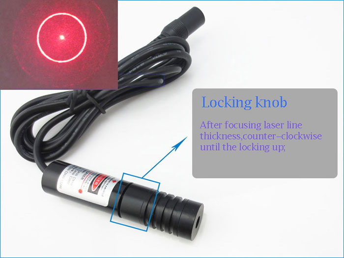 Circle Laser Module Red Perfect Circle Laser Beam Adjustable Thickness ...