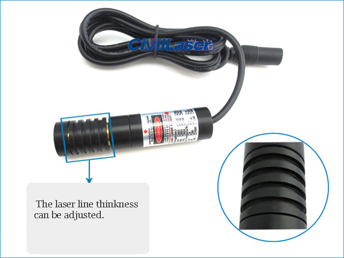 Circle Laser Module Red Perfect Circle Laser Beam Adjustable Thickness ...