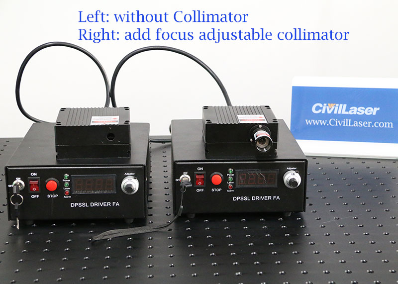 Customize Focusing system Beam expander Collimator for CivilLasers Laser