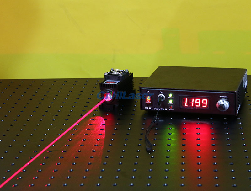 671nm 50mW Red DPSS Laser Diode Pumped Solid State laser
