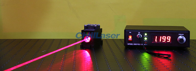 671nm 50mW Red DPSS Laser Diode Pumped Solid State laser