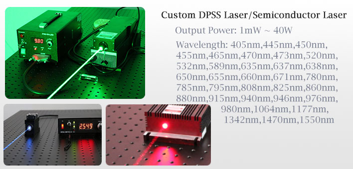 Laser diode module, DPSS laser,Fiber coupled Laser for sale, Civil Laser