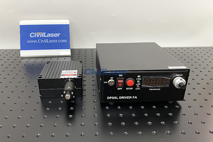 375nm 1600mW UV Fiber Coupled Laser Lab Laser System