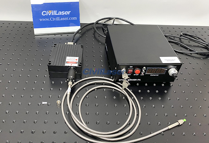 375nm 1600mW UV Fiber Coupled Laser Lab Laser System