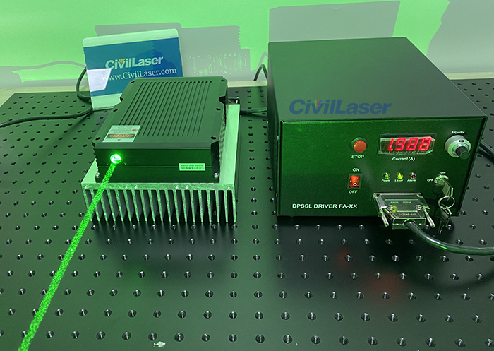 Powerful Lab Laser 520nm 40W Green Semiconductor Laser System For ...