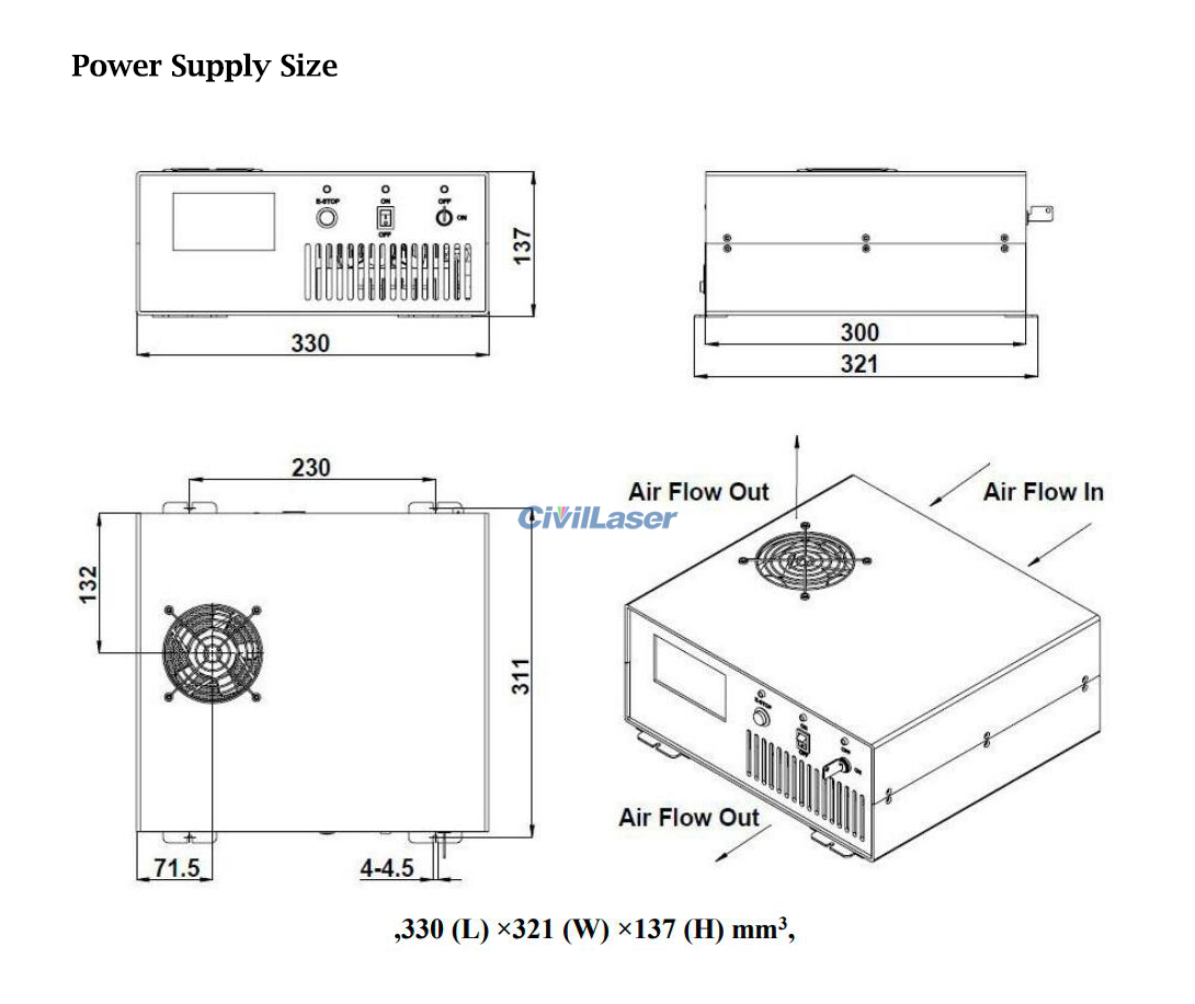 High Stability & Good Beam Profile 532nm 10W DPSS Green Laser M2 Factor ...