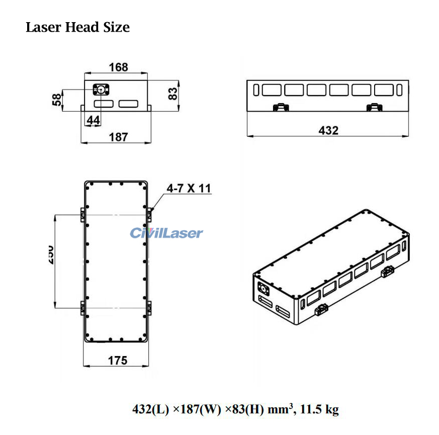 532nm Single Longitudinal Mode Laser Coherent Length 50m Spectral ...