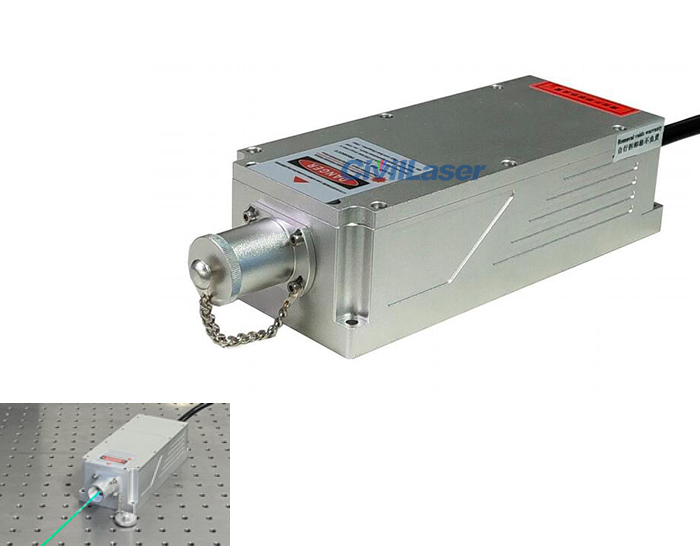 532nm 1500mW Solid State Laser System Spectral Linewidth