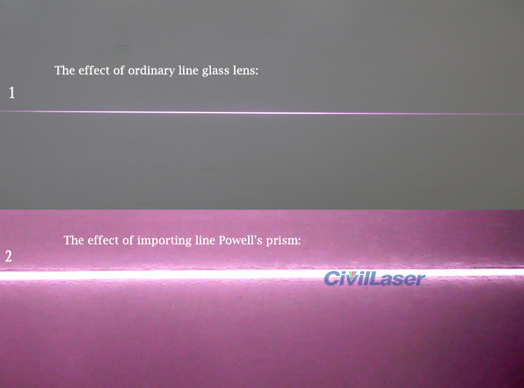 880nm 5mW 10mW IR Laser Diode Module Uniform Line Powell Lens