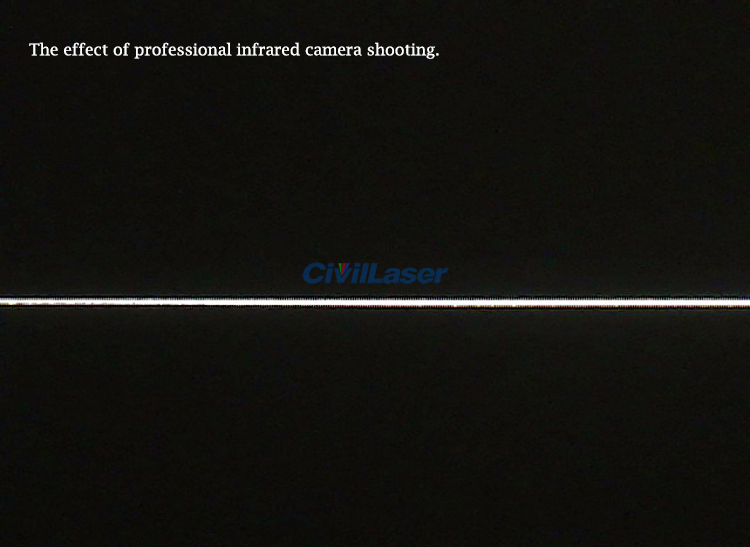 880nm 5mW 10mW IR Laser Diode Module Uniform Line Powell Lens