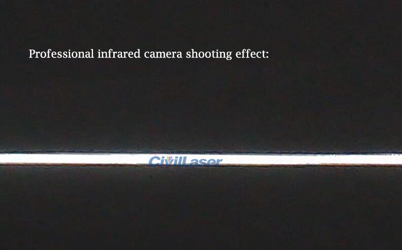 880nm 5mW 10mW IR Laser Diode Module Uniform Line Powell Lens