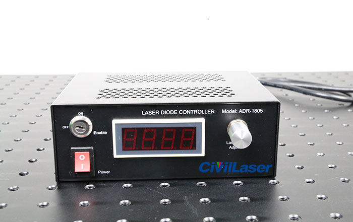 750nm 1500mW High Stability Diodes Laser Source Adjustable Power Supply