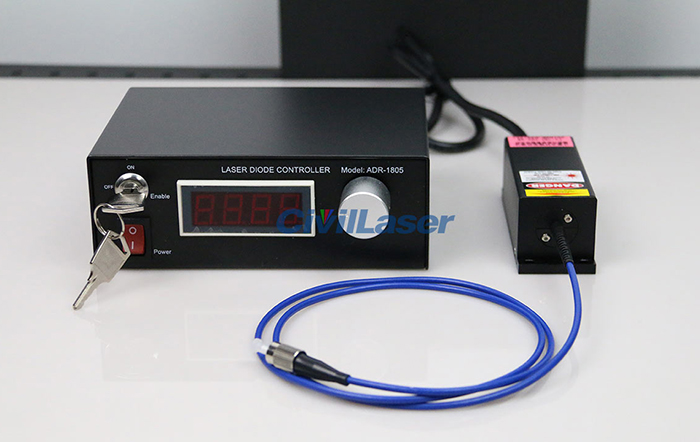 633nm 20mW SM Fiber Coupled Output Single Longitudinal Mode Laser Linewidth