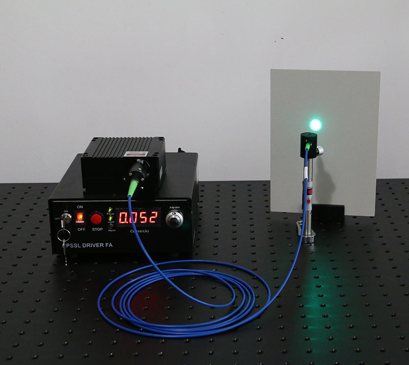 532nm 500mw Green Fiber Coupled Raman Laser 0.1nm Narrow Linewidth