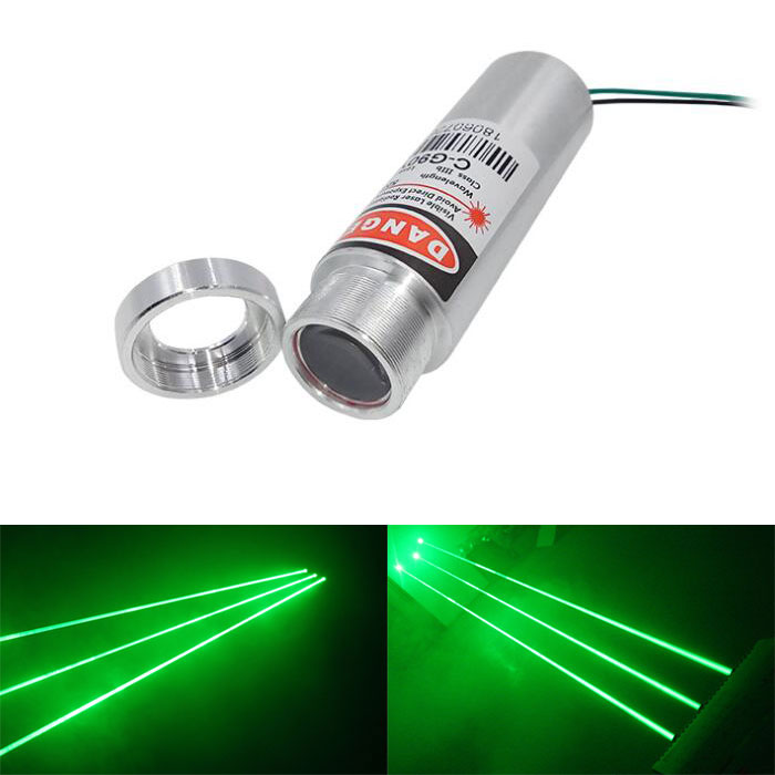 515nm 40mW Green Laser Module Dot Bar Stage Light Thick Laser Beam ...