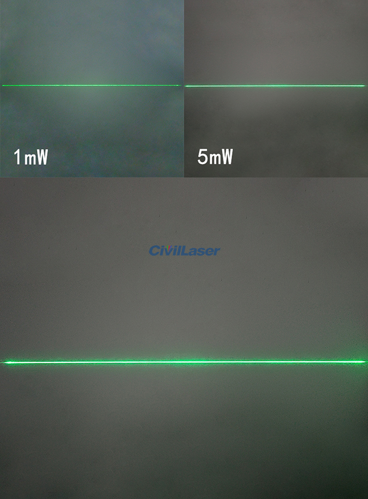 520nm 1mW/5mW/10mW/15mW Green Laser Module Dot/Line/Crosshair Focus ...