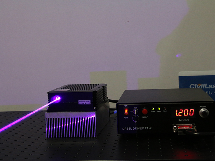405nm 2000mW Blue-Violet highpower Semiconductor laser output power ...