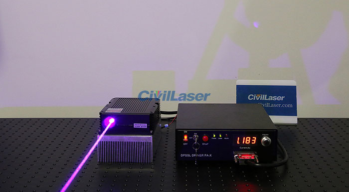 405nm 50W High Power Semiconductor Laser Blue-violet Diode Laser System ...