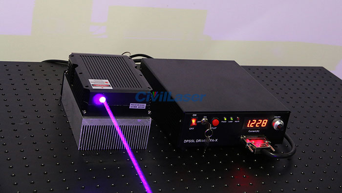 405nm 5W Blue-Violet Semiconductor laser Lab research laser system