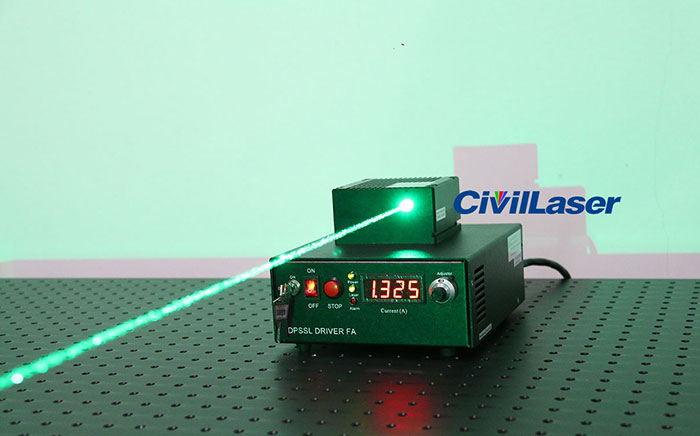 525nm 8000mW High Power Green Semiconductor Laser CW/Modulation