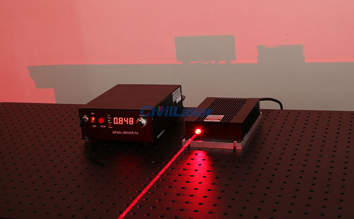 633nm 1200mW Semiconductor Laser Red Diode Laser CW/Modulation