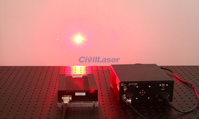 633±1nm 5000mW High Power Semiconductor Laser Red Laser Beam