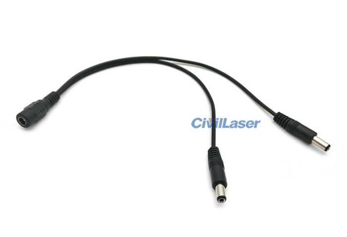 DC Wire Divided Into Two Plug Wire Laser Module Dedicated DC Power Cord