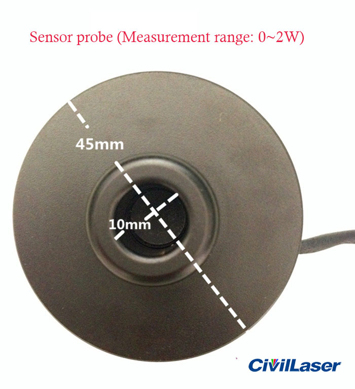 Laser power meter wide Rang 0~200W 180nm~20000nm High accuracy