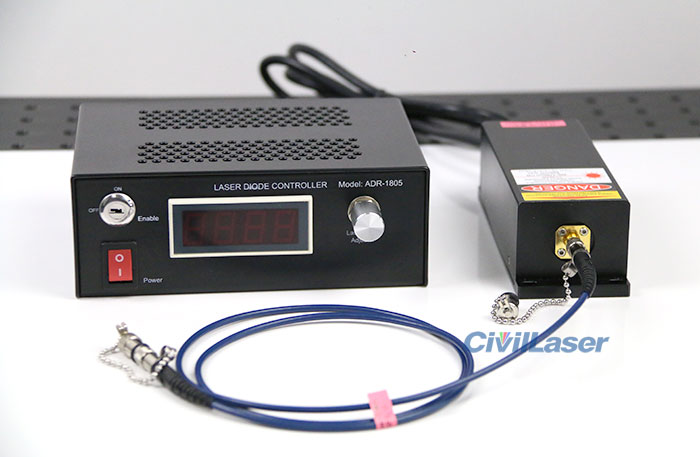 785nm 500mW IR Fiber Coupled Laser 0.2nm Narrow Linewidth Raman Laser