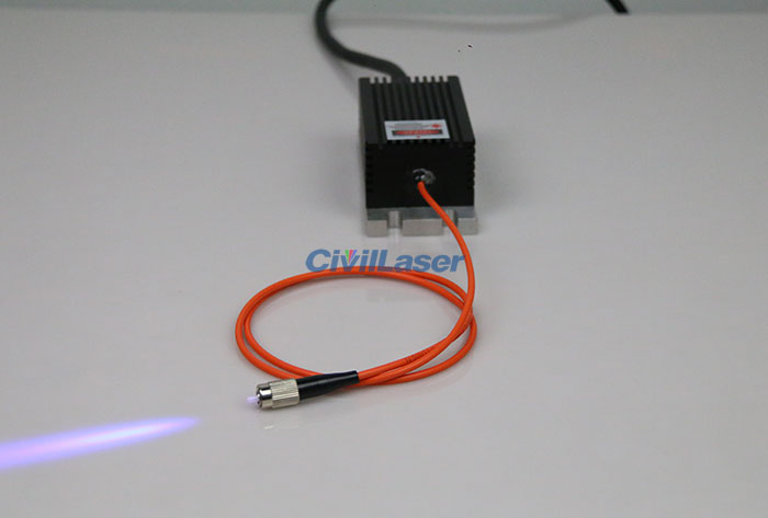 405nm 100mW Blue-Violet Laser Single Mode Fiber Coupled Laser With ...