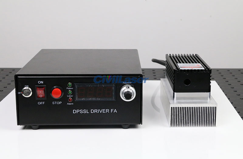 445nm 6W Semiconductor Laser High Power Blue Laser Beam