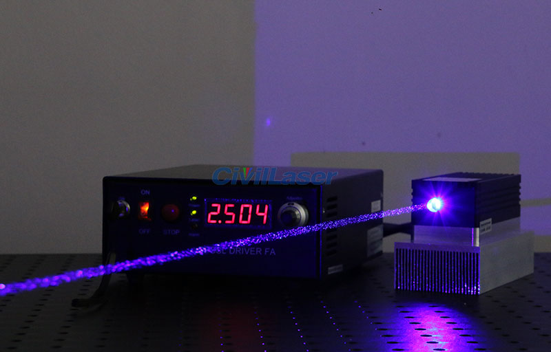 445nm 6W Semiconductor Laser High Power Blue Laser Beam