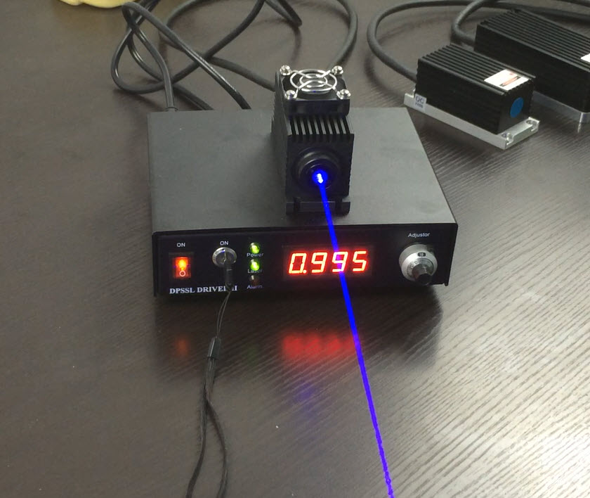 445nm 6W Semiconductor Laser High Power Blue Laser Beam