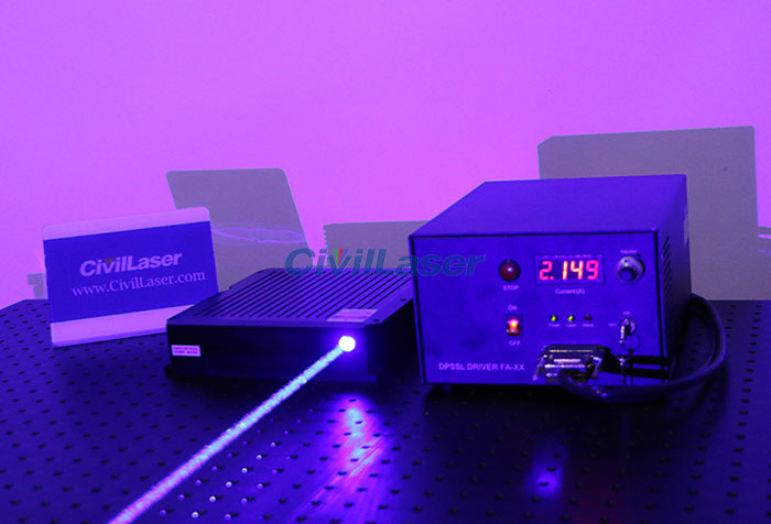 450nm 30W High Power Blue Semiconductor Laser Strong Laser Beam