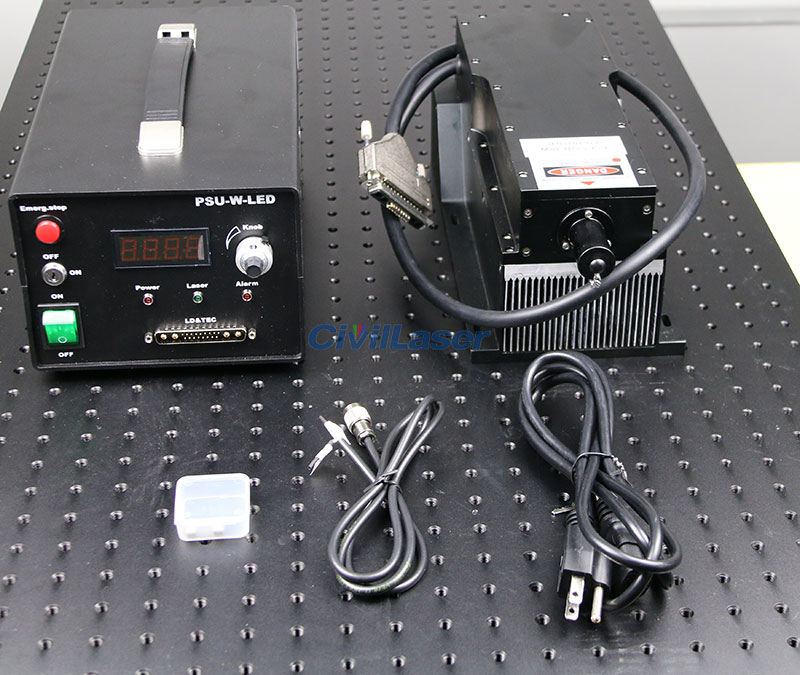 577nm 50mW Yellow DPSS Laser Lab Laser System