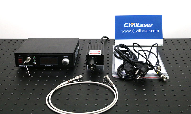 660nm 280mW Red Fiber Coupled Laser Lab Laser System