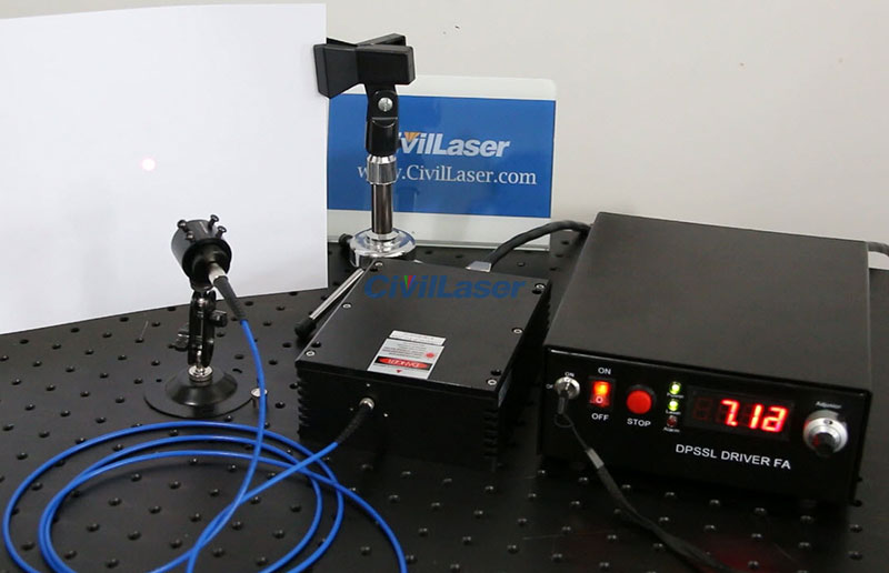808nm 14.4W Fiber coupled laser with power supply