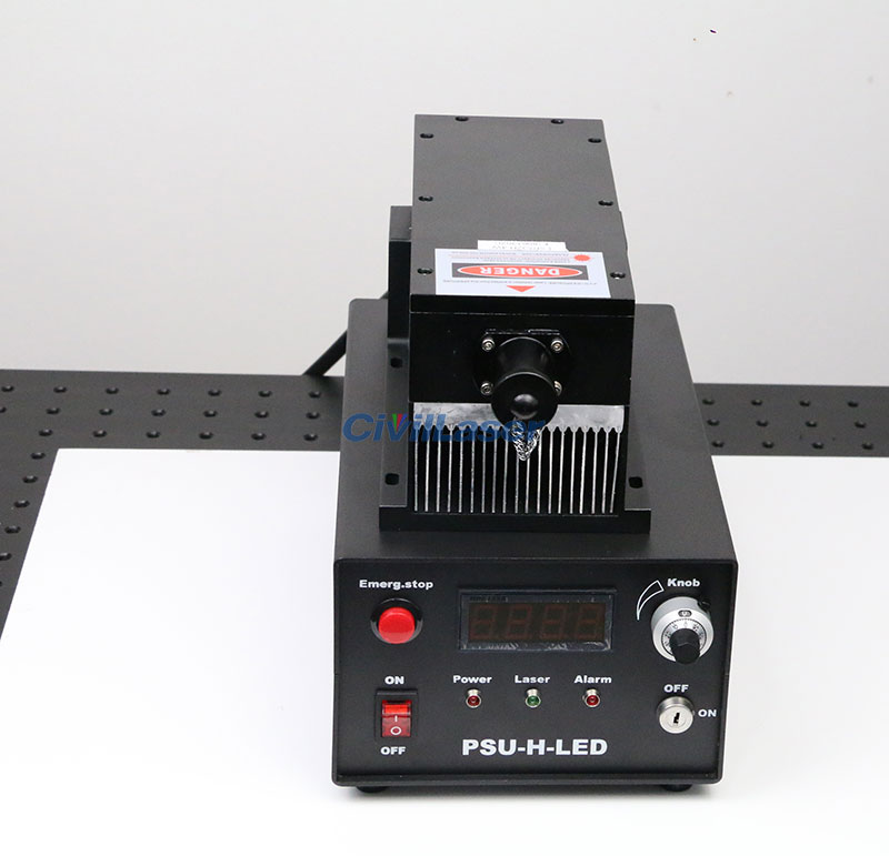 577nm 50mW Yellow DPSS Laser Lab Laser System