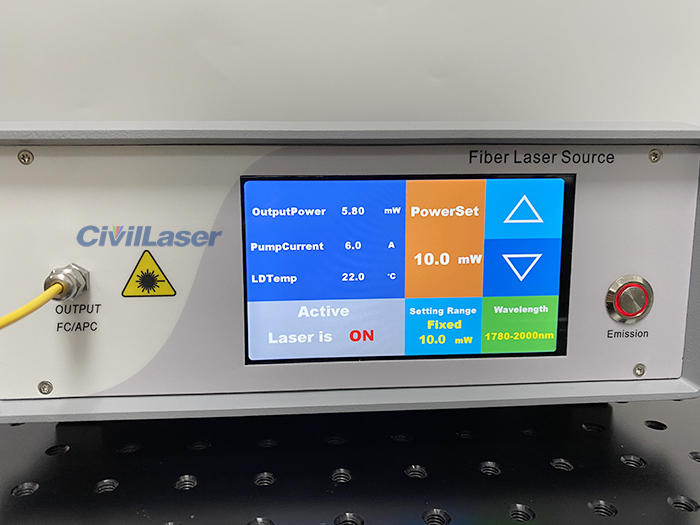 ASE-2000-100-SM-B 1780~2000nm 100mW ASE Broadband Light Source Desktop Type