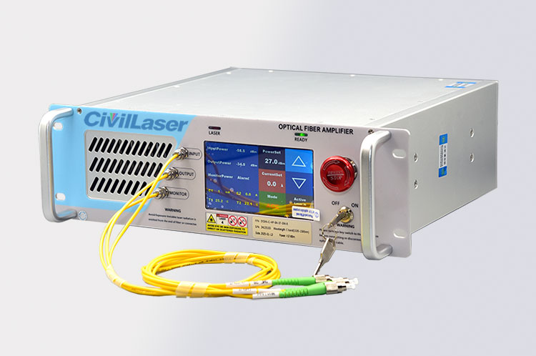 C+L Band 37dBm 5W High Power Erbium-doped Fiber Amplifier EDFA Benchtop ...